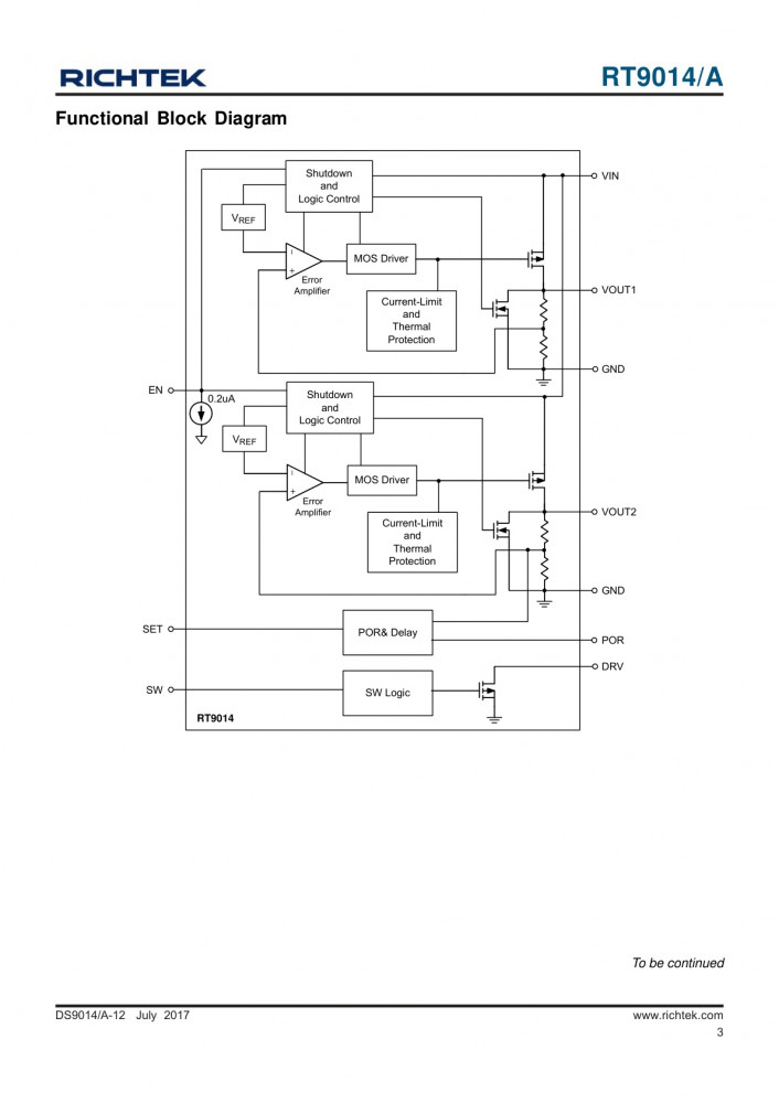 RT9014 datasheet page 3