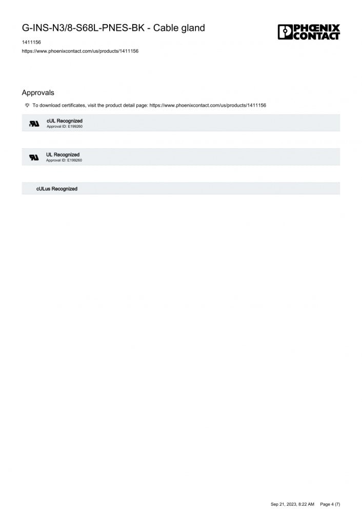 Phoenix Contact 1411156 technical document page 4