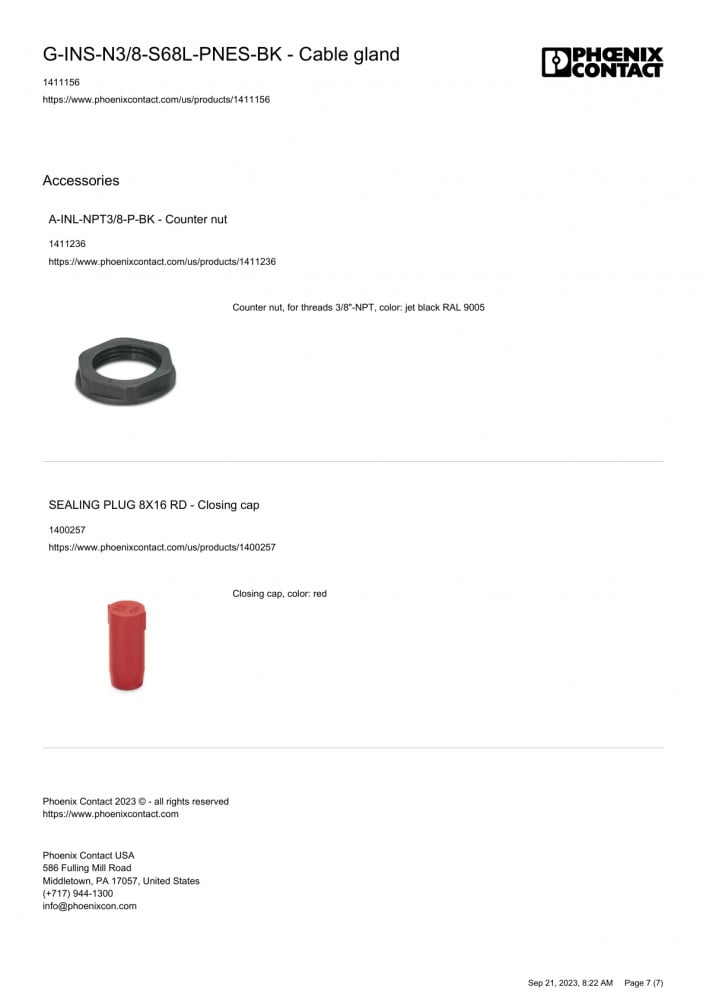 Phoenix Contact 1411156 technical document page 7
