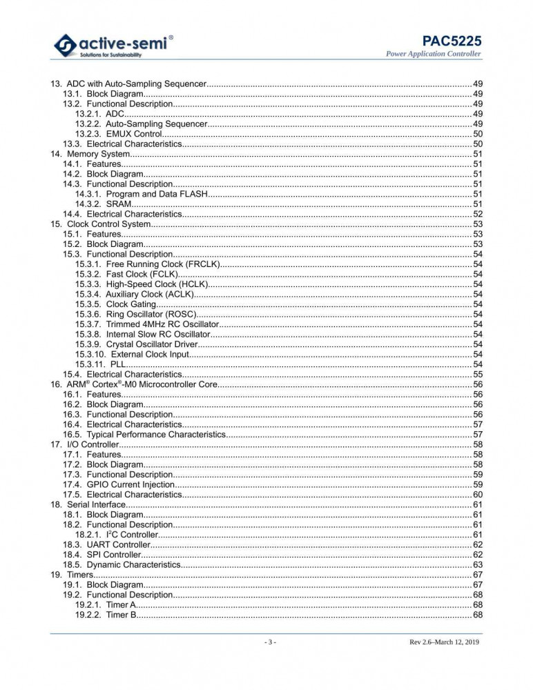 PAC5225QM datasheet page 3
