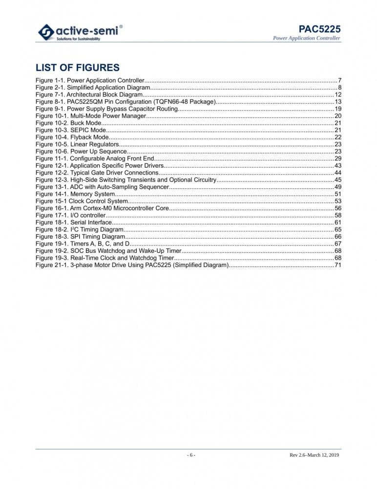 PAC5225QM datasheet page 6