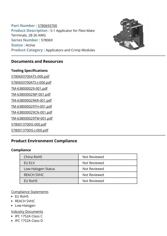 Technical document page 1