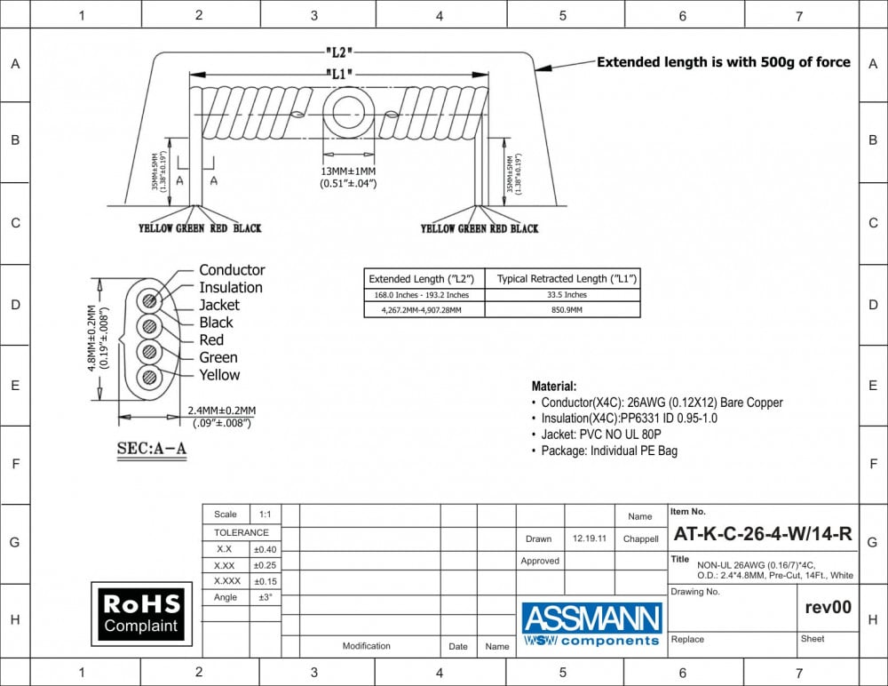 AT-K-C-26-4-W/14 technical drawing preview