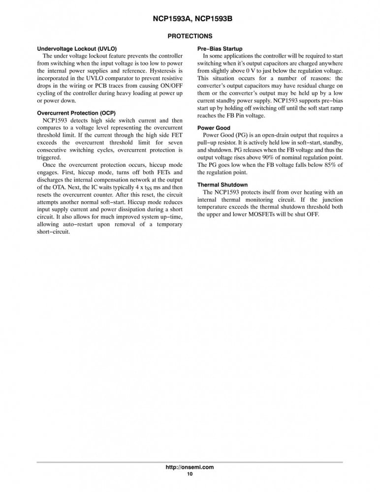 NCP1593AGEVB document page 10