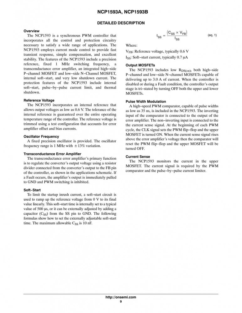 NCP1593AGEVB document page 9