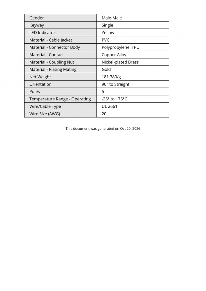 Molex product drawing page 3