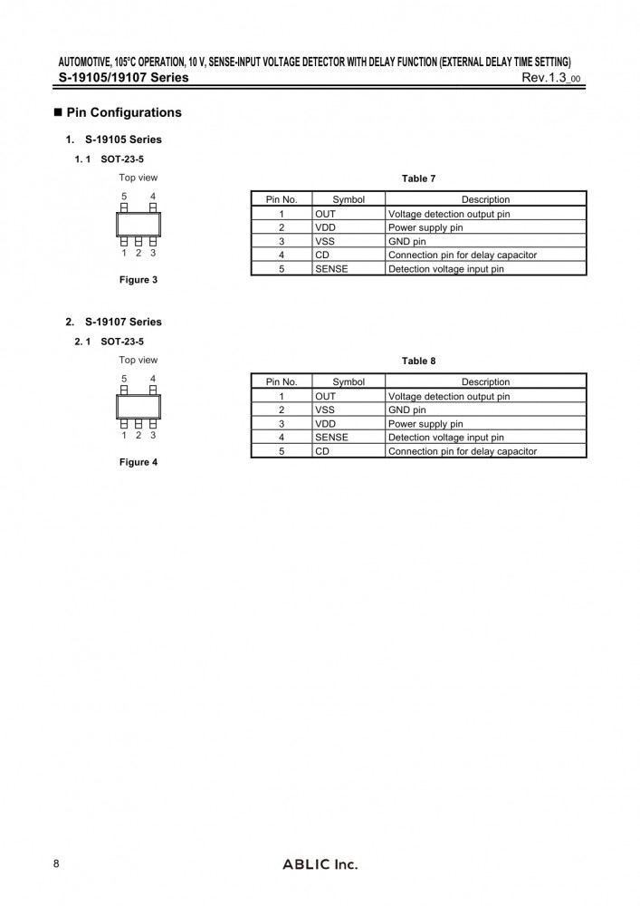 S-19105/19107 datasheet page 8
