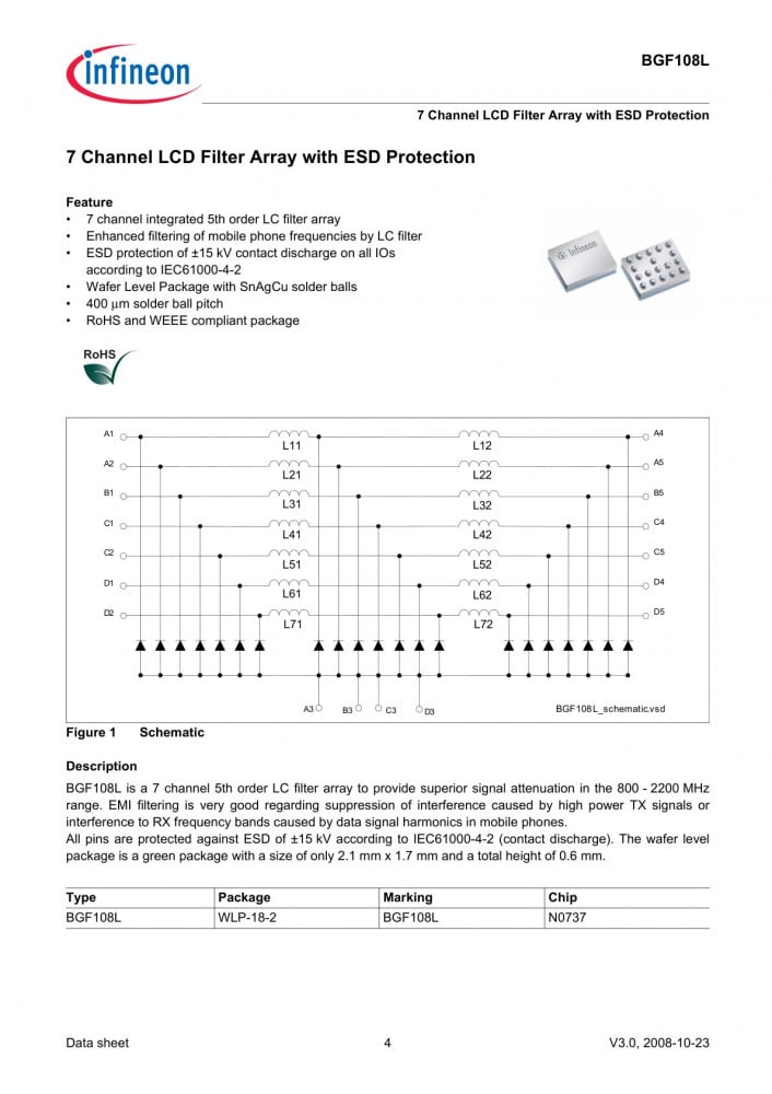 BGF 108L E6328 datasheet page 4
