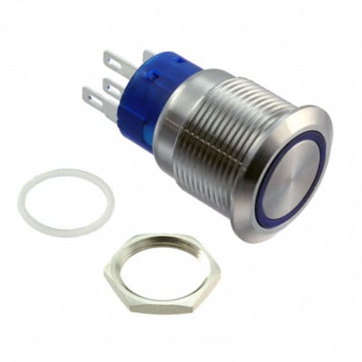 E-Switch ULV4F2BSS344 Pushbutton Switch for sale