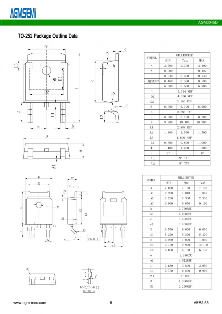 AGM3045D datasheet page 5
