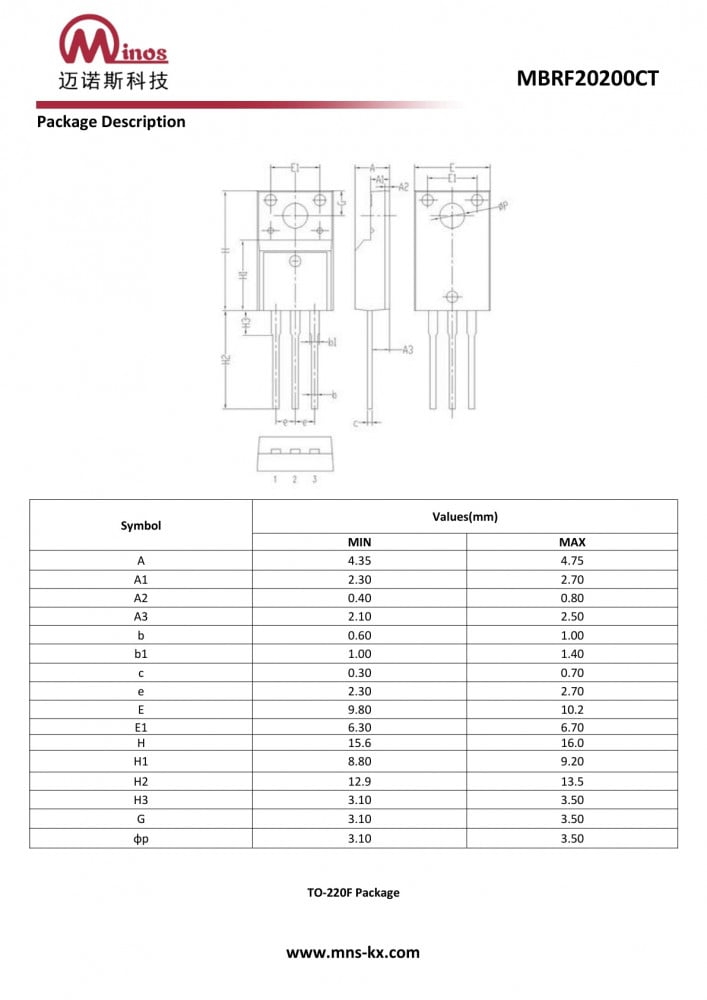 MBRF20200CT datasheet page 3