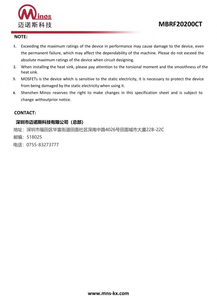 MBRF20200CT datasheet page 4