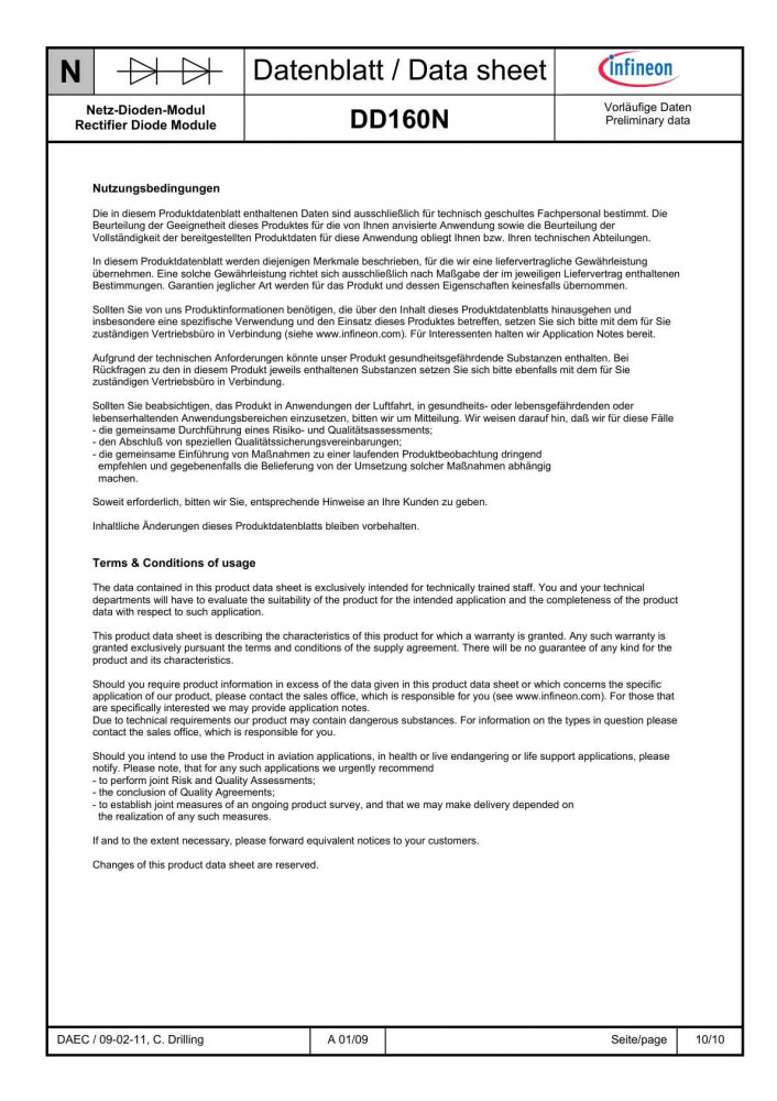 DD160N22K datasheet page 10