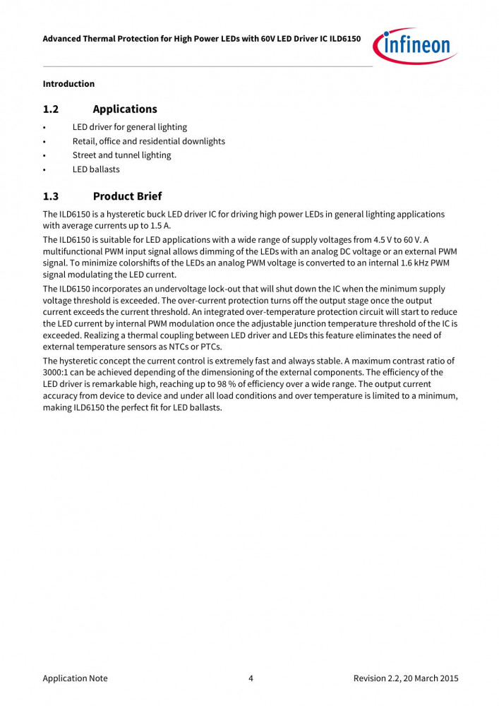 ILD6150 application note page 4
