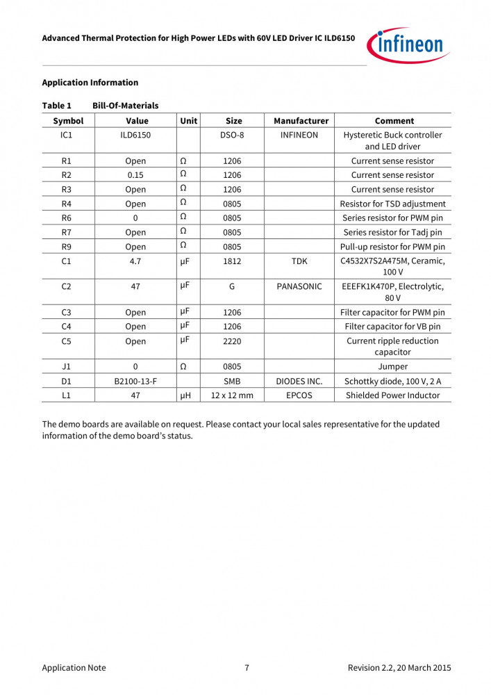 ILD6150 application note page 7