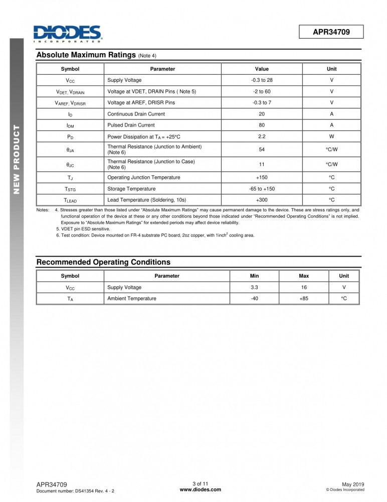 APR34709SP-13 technical document page 3