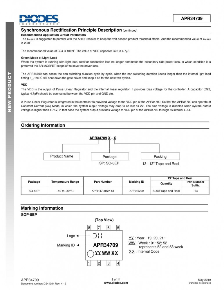 APR34709SP-13 technical document page 8