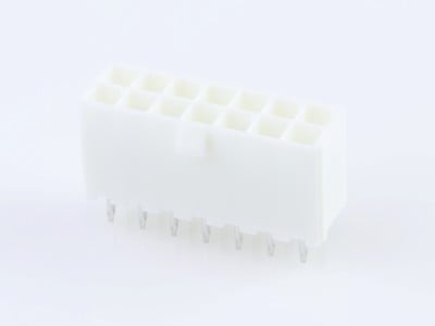 Sabre Right-Angle Header, 7.50mm Pitch, 2 Circuits, Glow-Wire Capable, 5.33mm Tail Length. for 2.40mm PCB, with Board Lock, Complies with the UL1977 finger proof access requirement