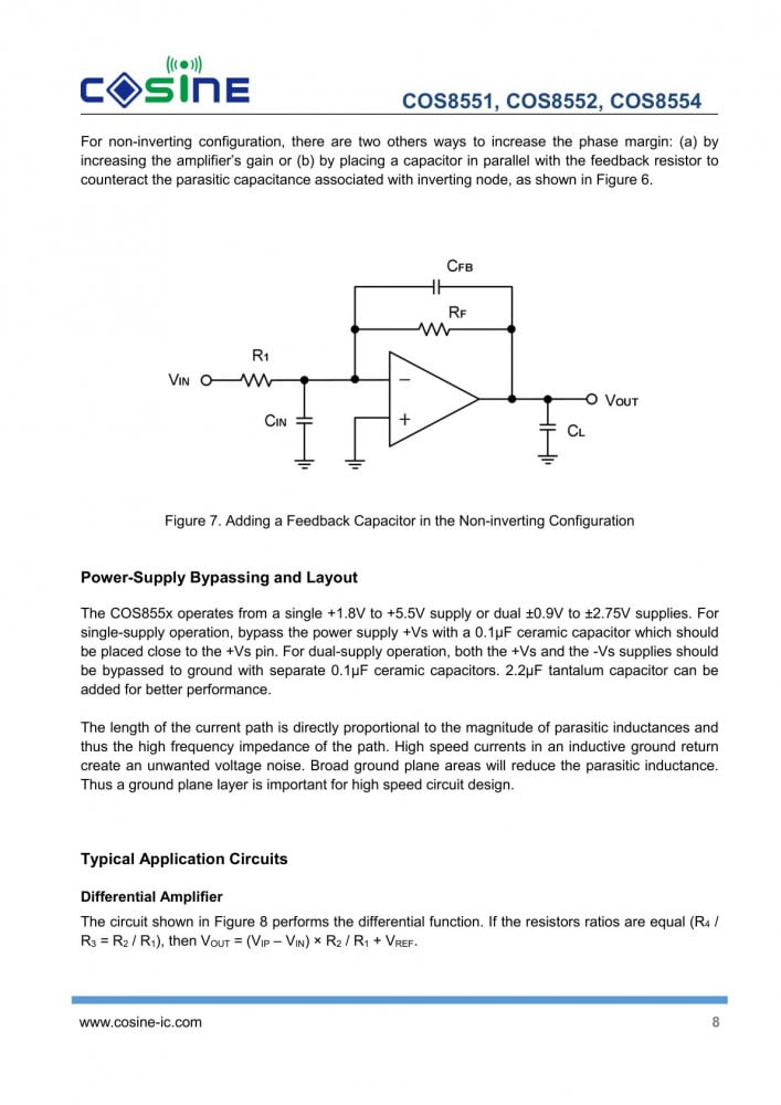 COS8552SRA datasheet page 8