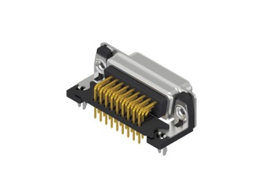 D-SUB High Density • 26-pos. • Socket • Solder pin angled • Plastic bracket • Quality class 3 • UNC 4-40 for sale