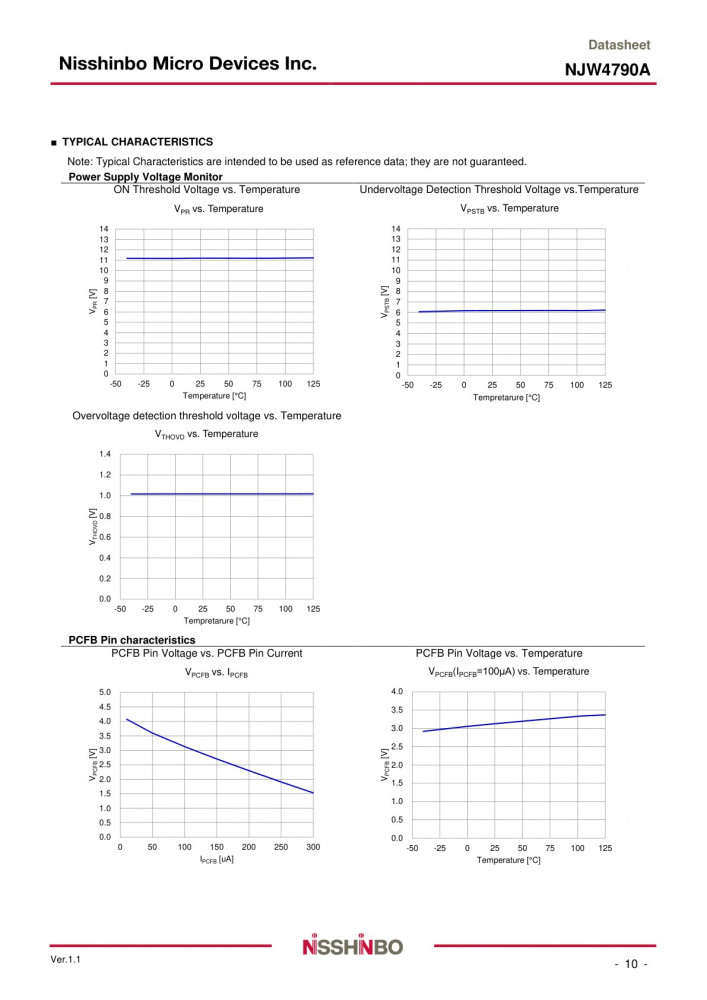NJW4790A datasheet page 10