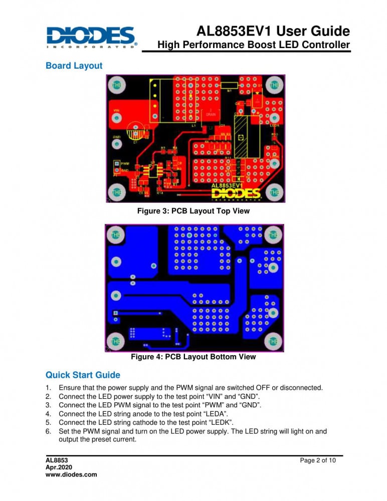 AL8853EV1 document page 2