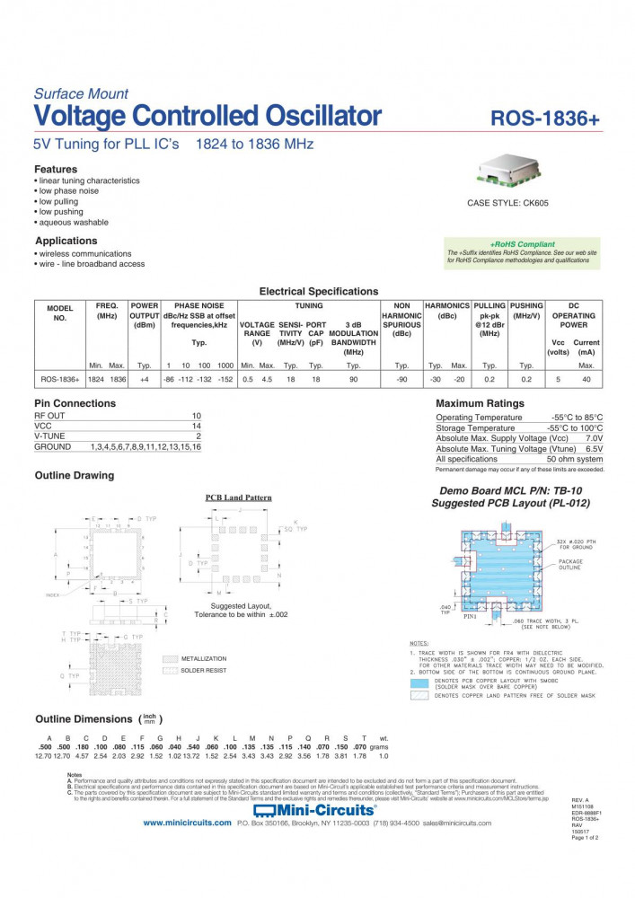 ROS-1836+ technical document page 1
