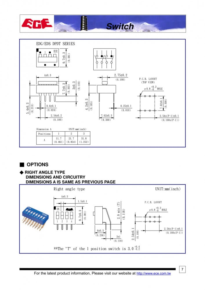 ECE EDS series datasheet page 7