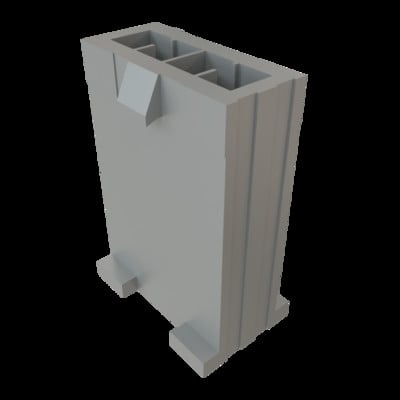 Samtec IPM1-02-S Rectangular Connector Housing