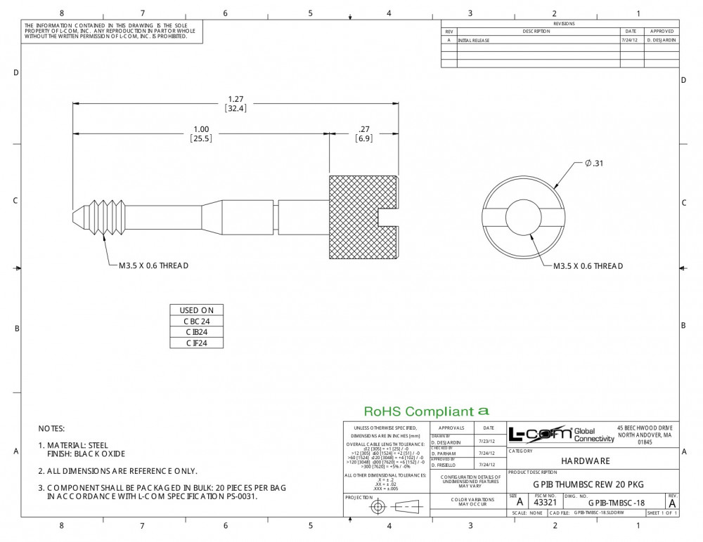 GPIB-TMBSC-18 technical document preview