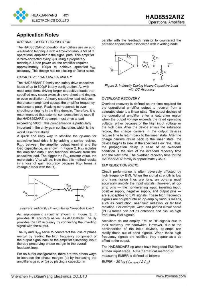 HAD8552ARZ-REEL7 datasheet page 8