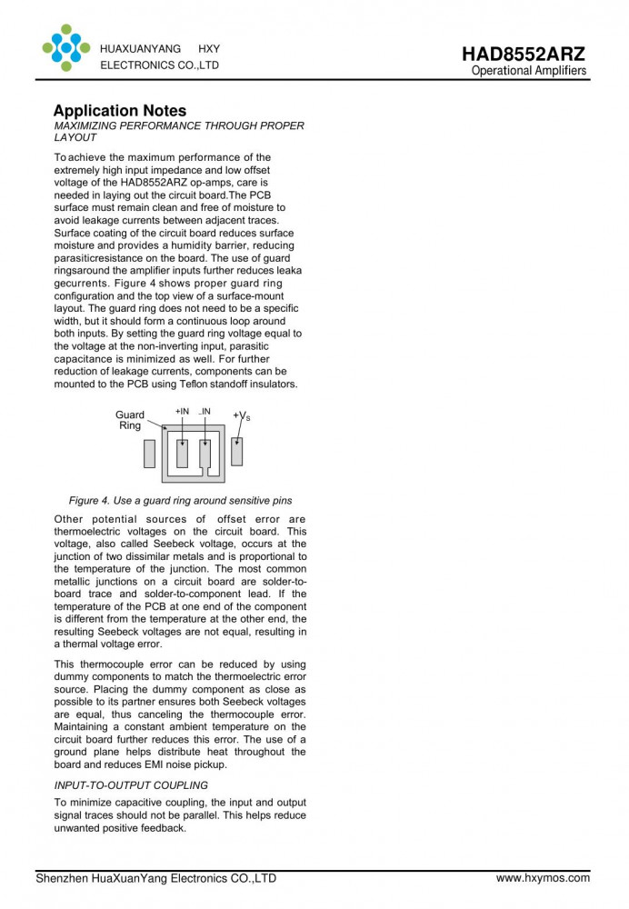 HAD8552ARZ-REEL7 datasheet page 9