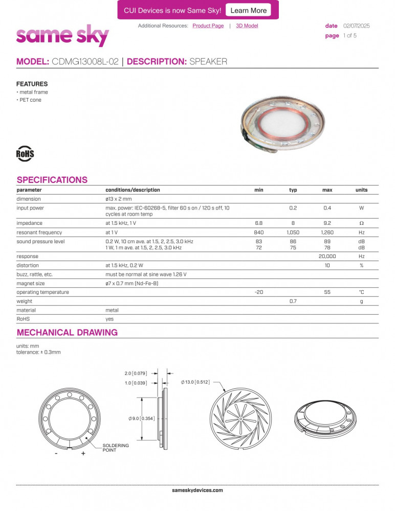 CDMG13008L-02 technical document page 1