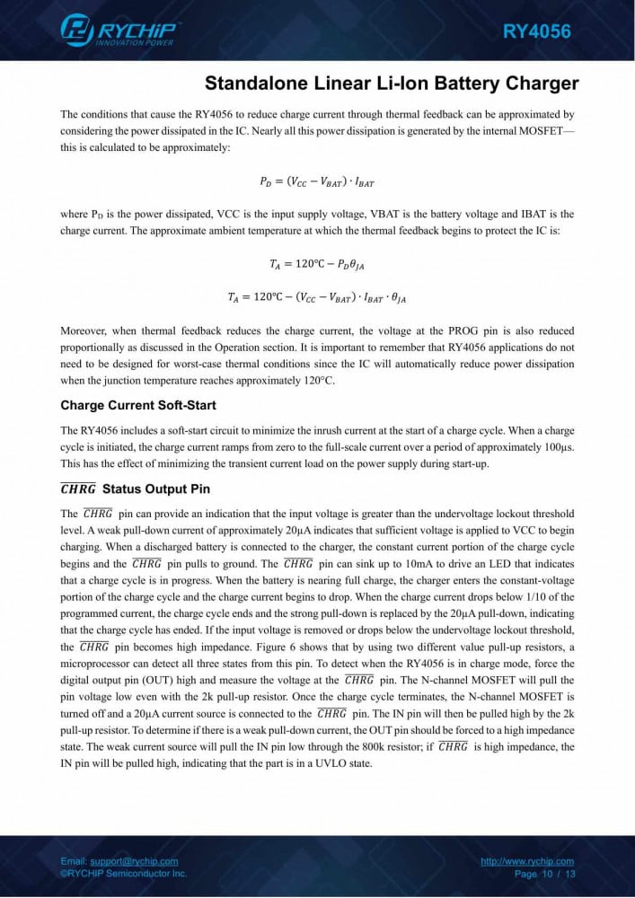 RY4056AP8 datasheet page 10