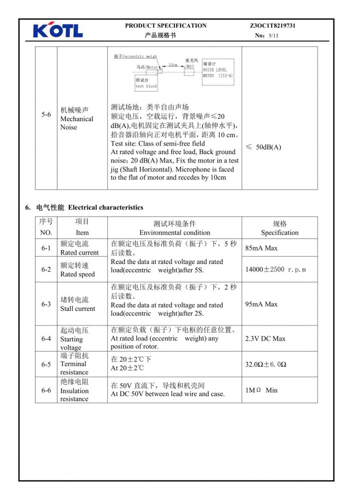 Z3OC1T8219731 specification page 5