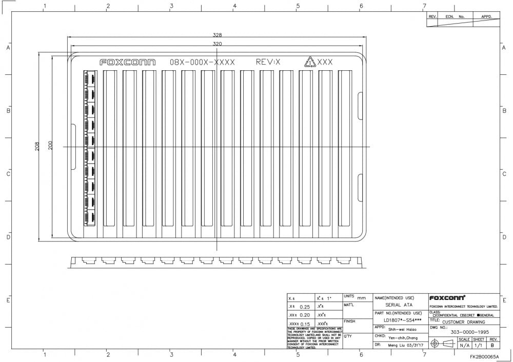 FOXCONN LD1807F-S54TD drawing page 2