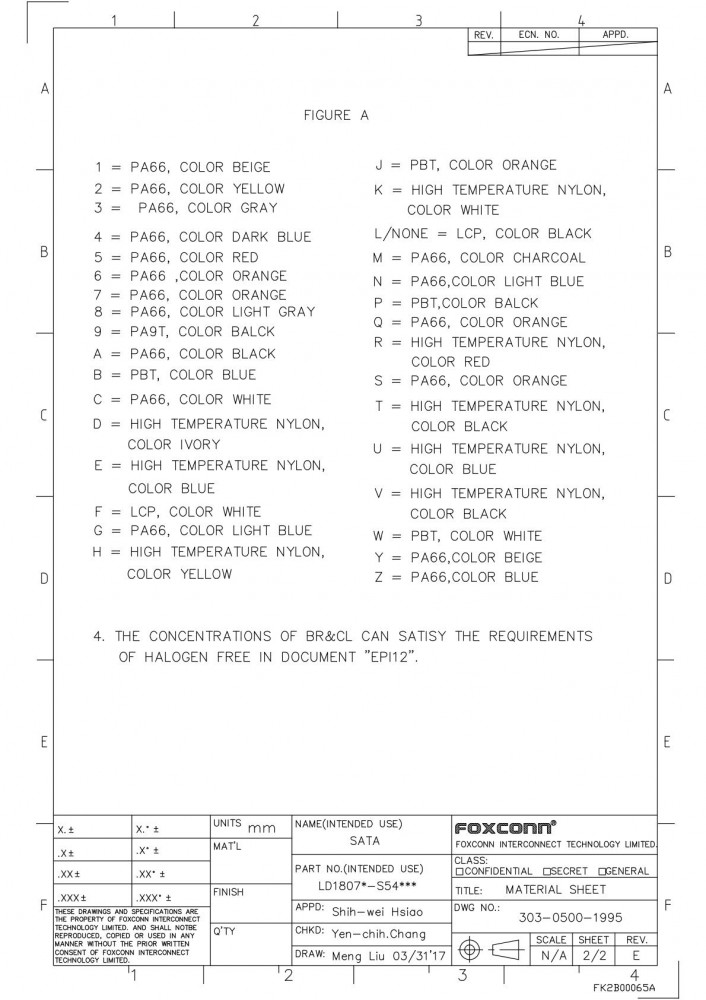 FOXCONN LD1807F-S54TD drawing page 5