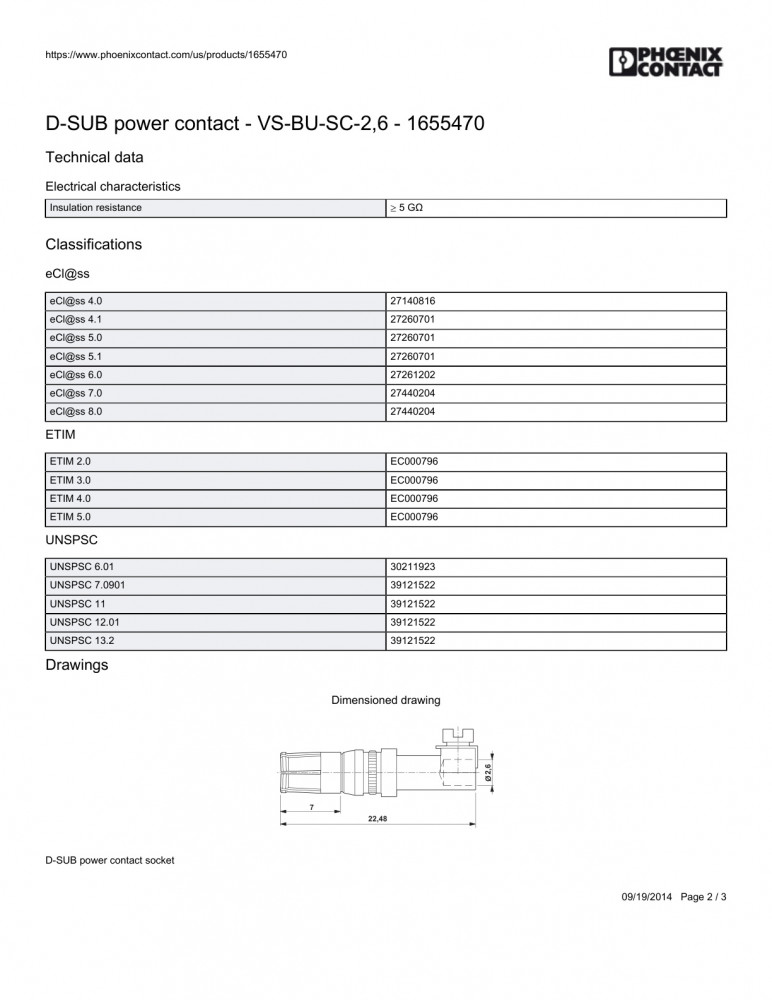 Phoenix Contact 1655470 catalogue page 2