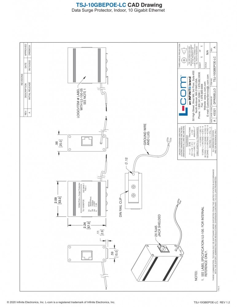 TSJ-10GBEPOE-LC datasheet page 3