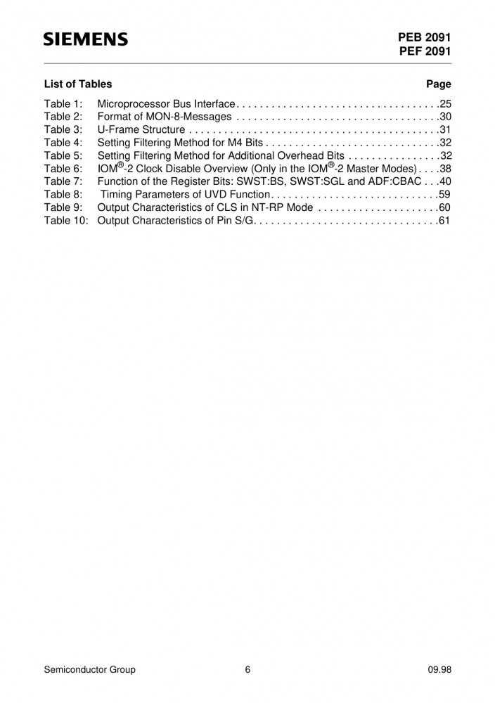 PEB2091 technical document page 6