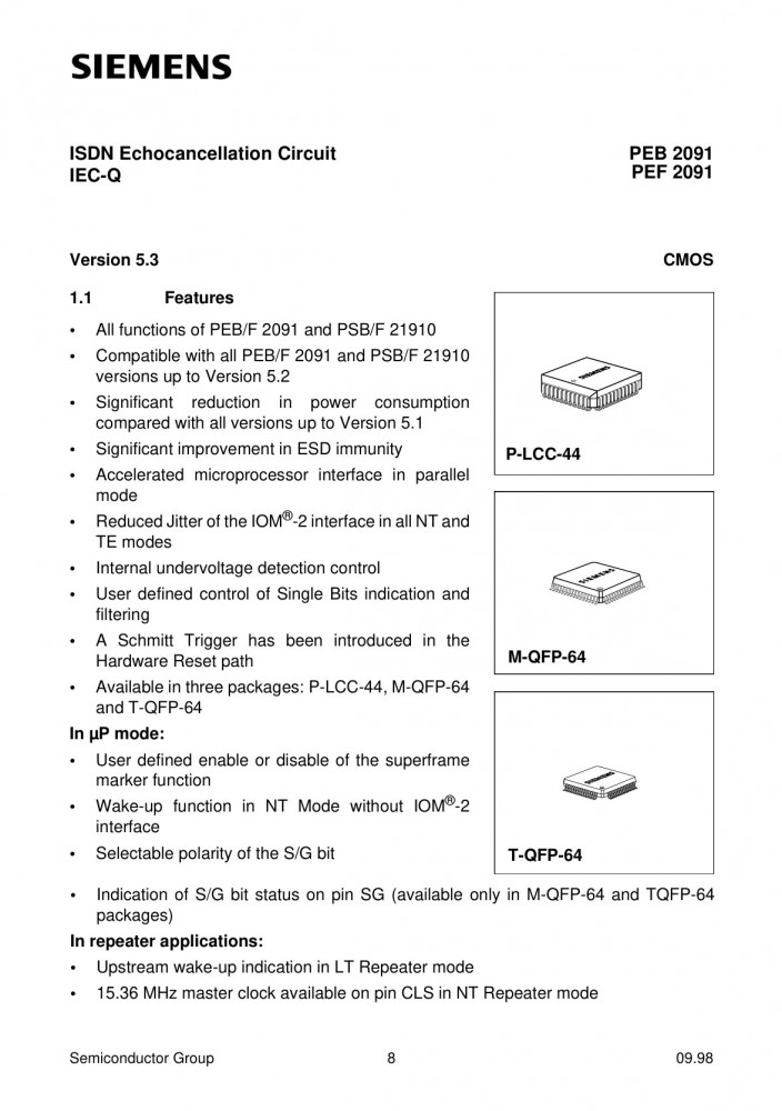 PEB2091 technical document page 8