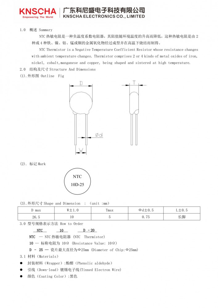KNSCHA 206RV189 specification sheet page 4