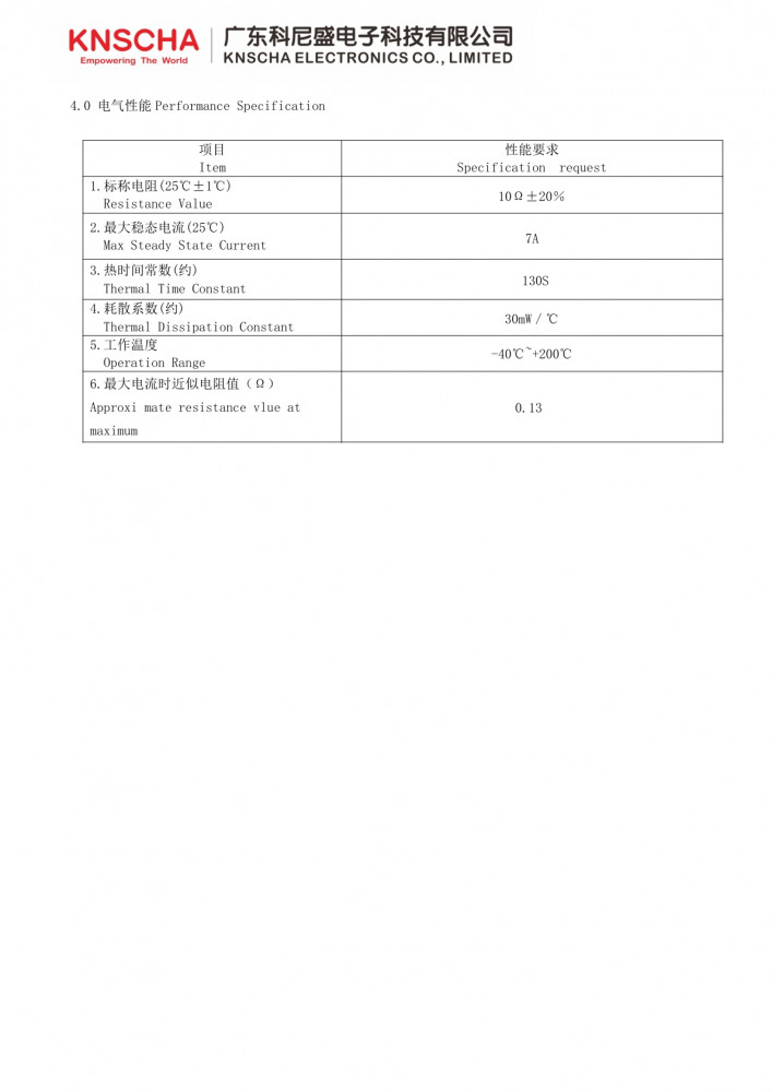 KNSCHA 206RV189 specification sheet page 5
