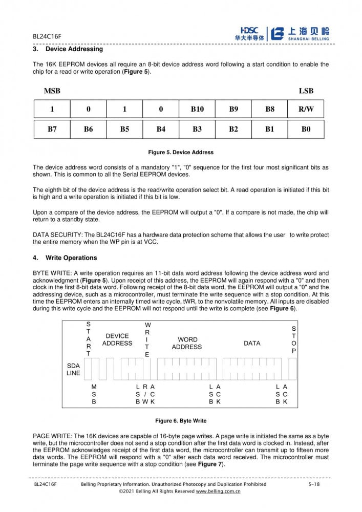 BL24C16F datasheet page 5