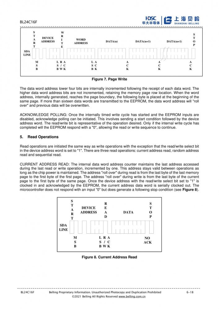 BL24C16F datasheet page 6