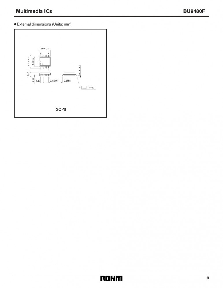 BU9480F-E2 datasheet page 5