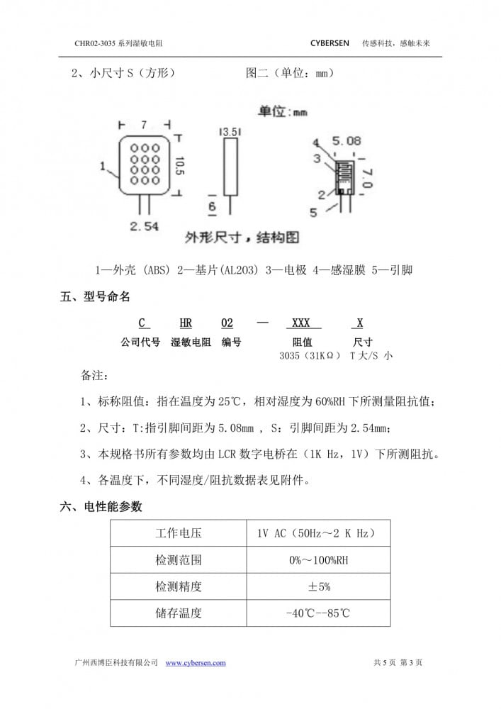 CHR02-3035-T datasheet page 3