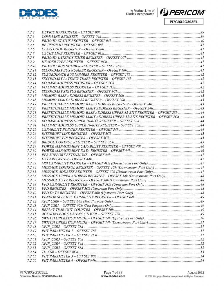 PI7C9X2G303ELBZXEX datasheet page 6