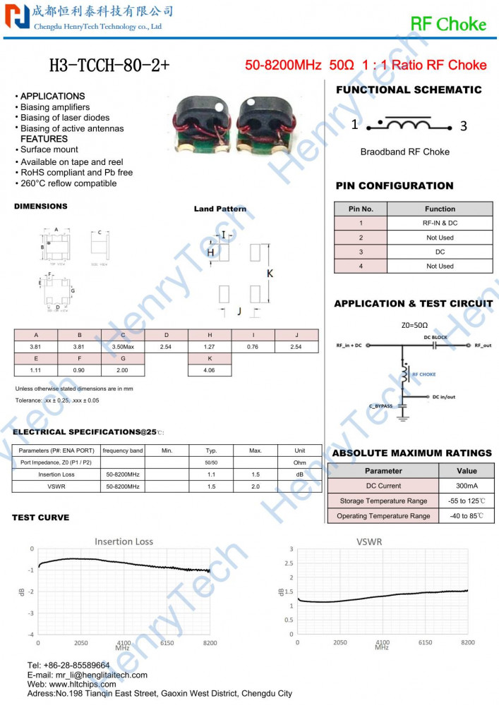 H3-TCCH-80-2+ technical document page