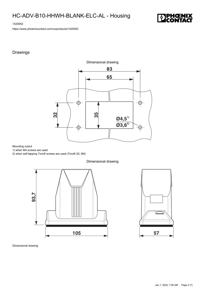 Phoenix Contact 1420052 technical document page 4